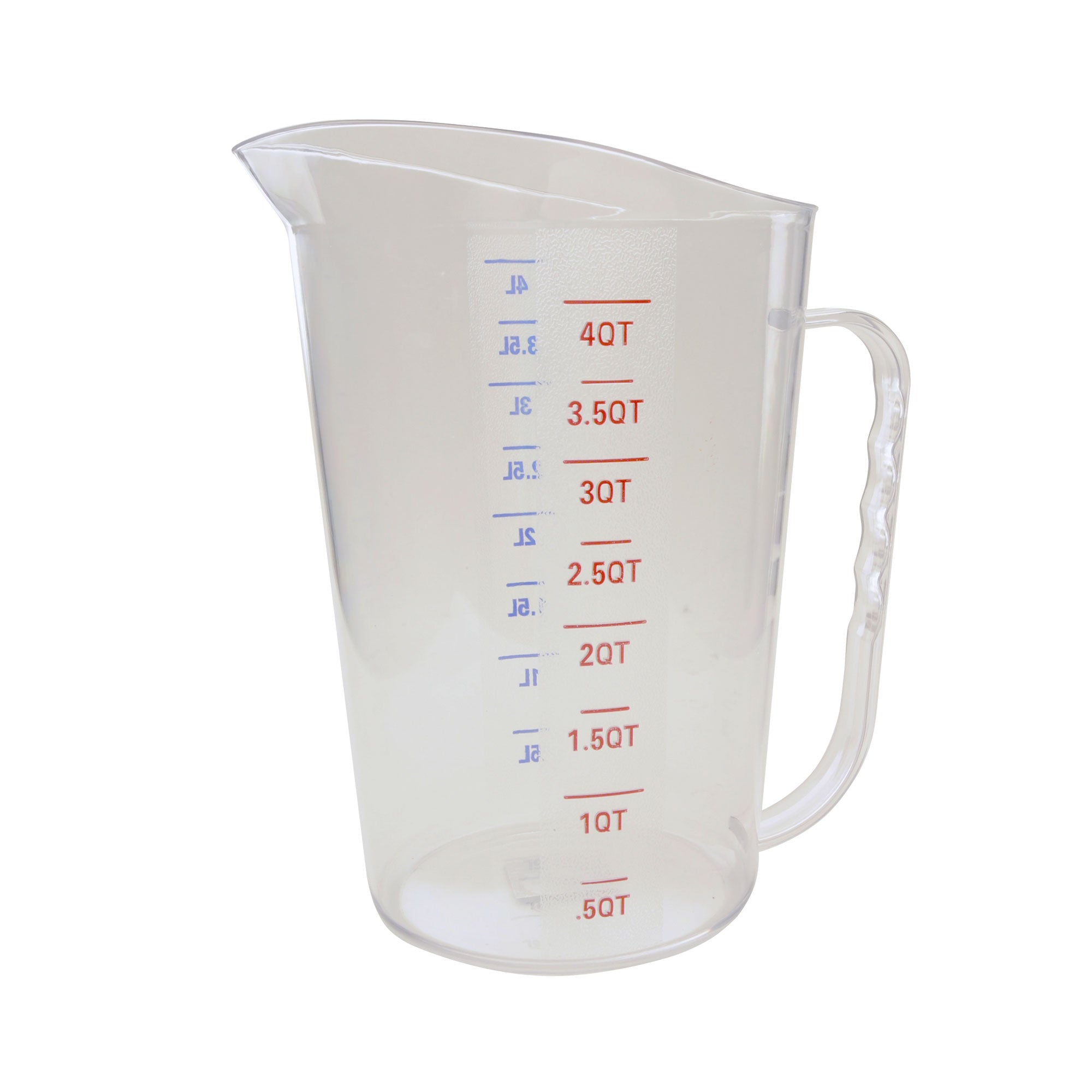 Shop 4 Qt. Measuring Cup Clear Polycarbonate Plastic (Thunder Group ...