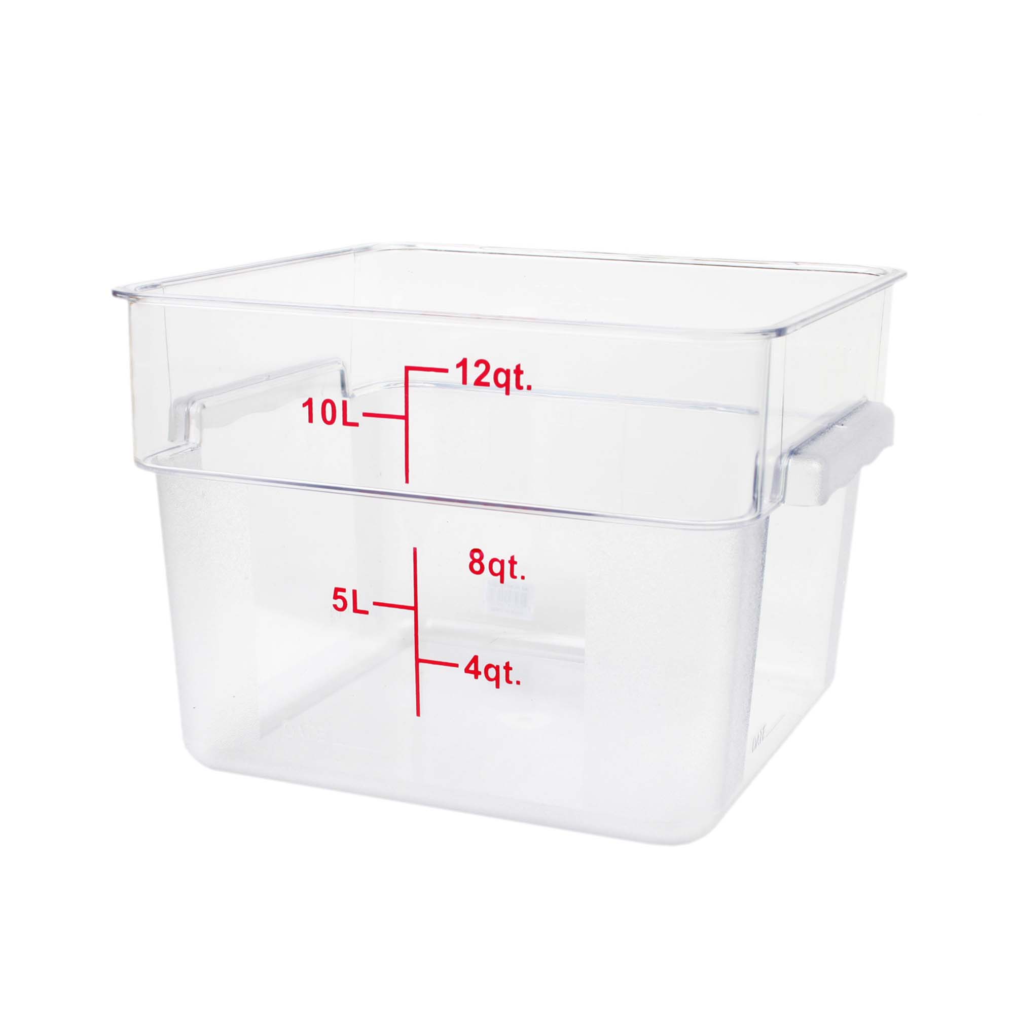 Shop Thunder Group Square 12 Qt. Clear Food Storage Container (Thunder ...